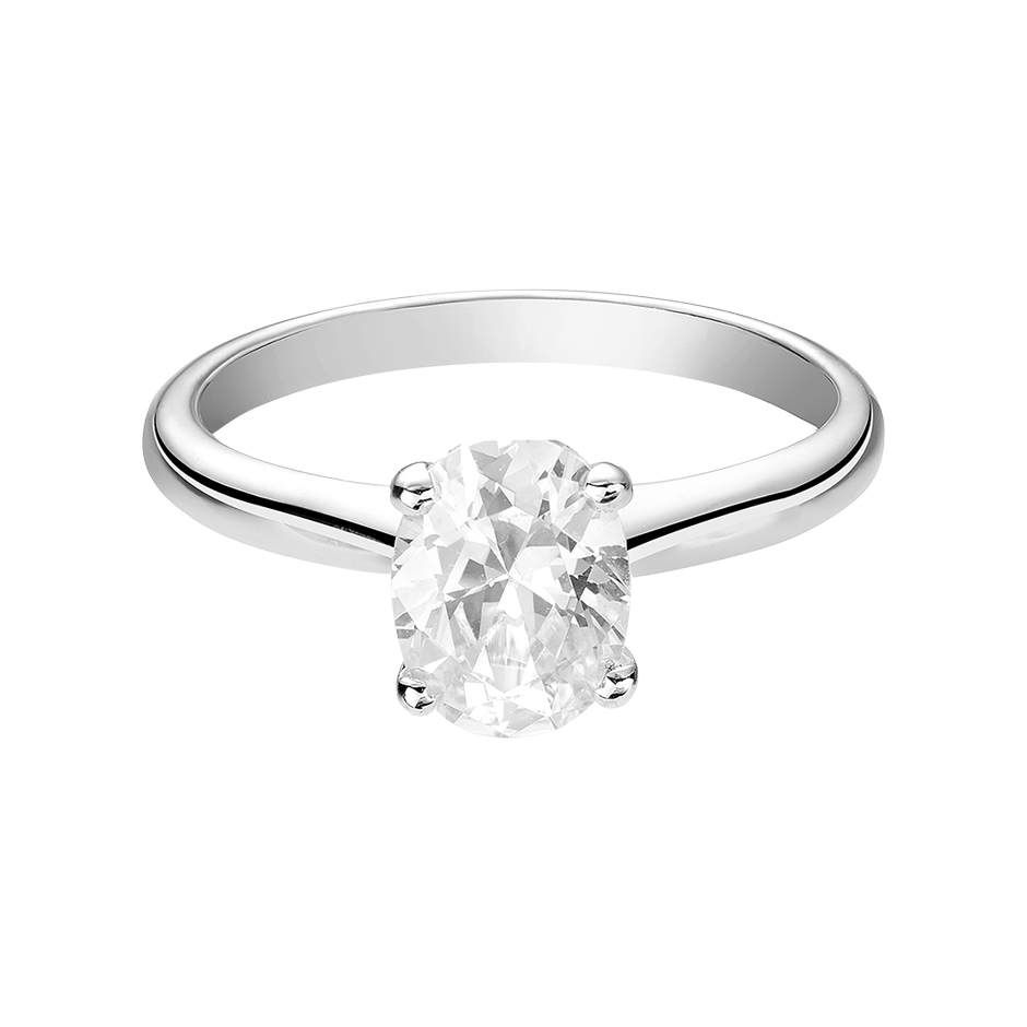 Edelsteineringe Kensington With 2.02 Karat Oval Form Sapphire Gemstone